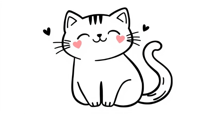 Free AI Kawaii Mono Doodle Generator – Create Cute Black & White Doodles
